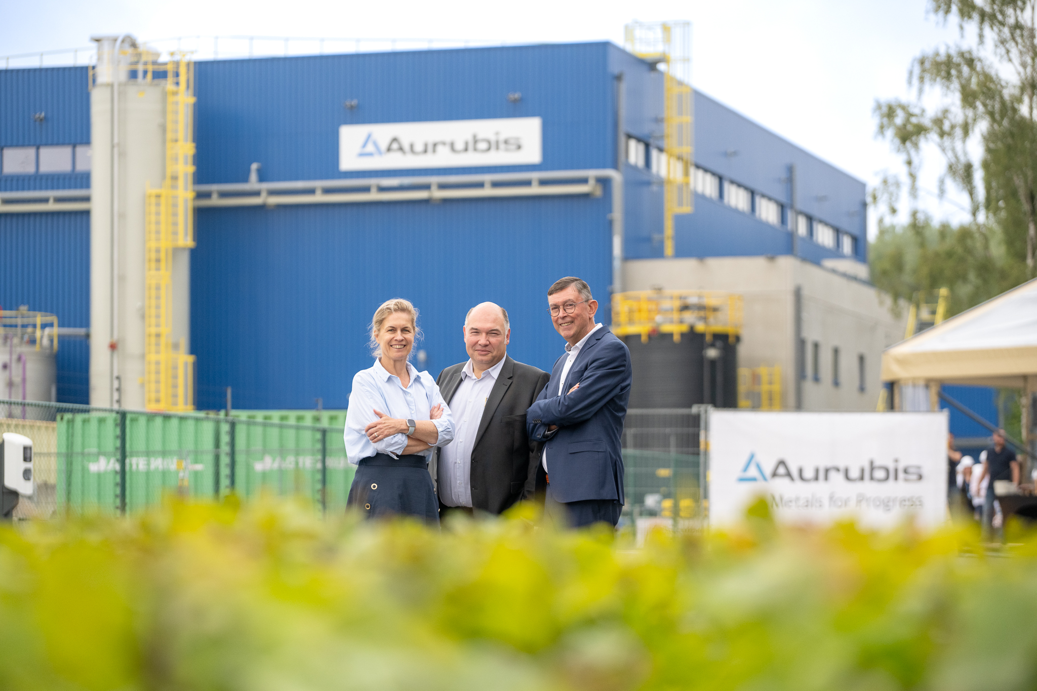 Aurubis opens innovative ASPA recycling plant in Belgium